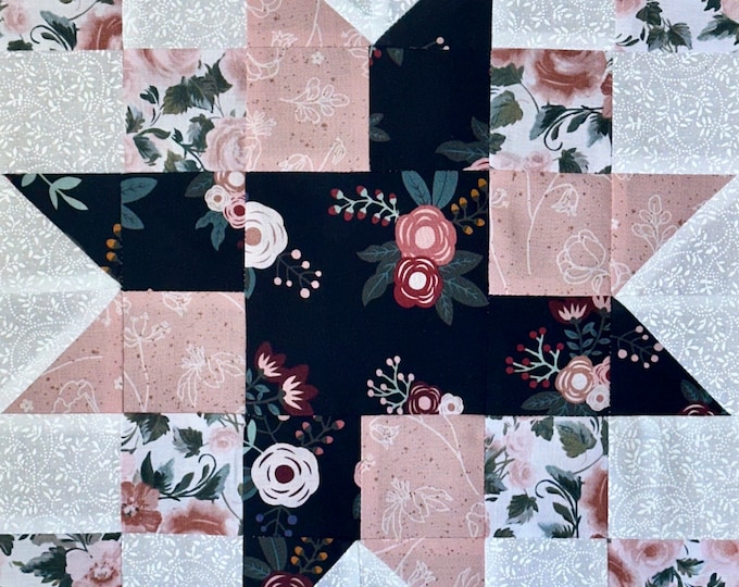 Beautiful 9 - Ribbon Stars Quilt Pre-cut Block Kits, L@@K!! - Etsy