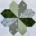 Beautiful 9 - Four-leaf Clovers Quilt Pre-cut Block Kits, L@@K!! - Etsy