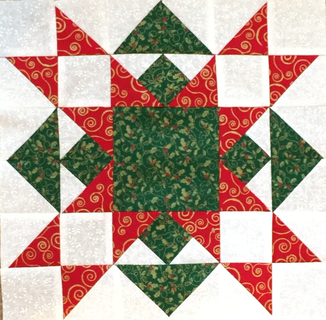 Beautiful 9 Christmas Stars Quilt Pre-cut Block Kits, L@@K!! - Etsy