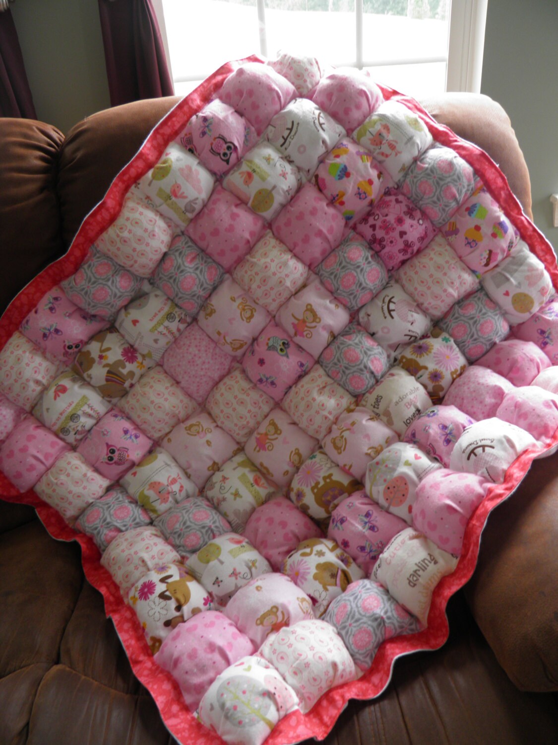 Beautiful Baby / Toddler Girl Puffy Quilt KIT. - Etsy