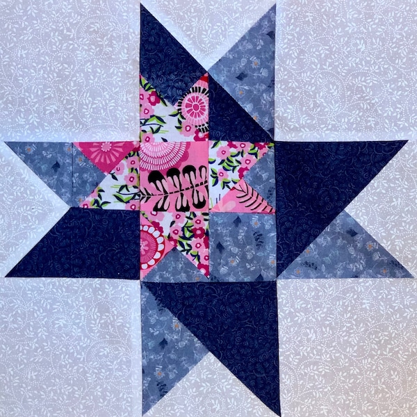 Star Within a Star Quilt Patterns - Etsy