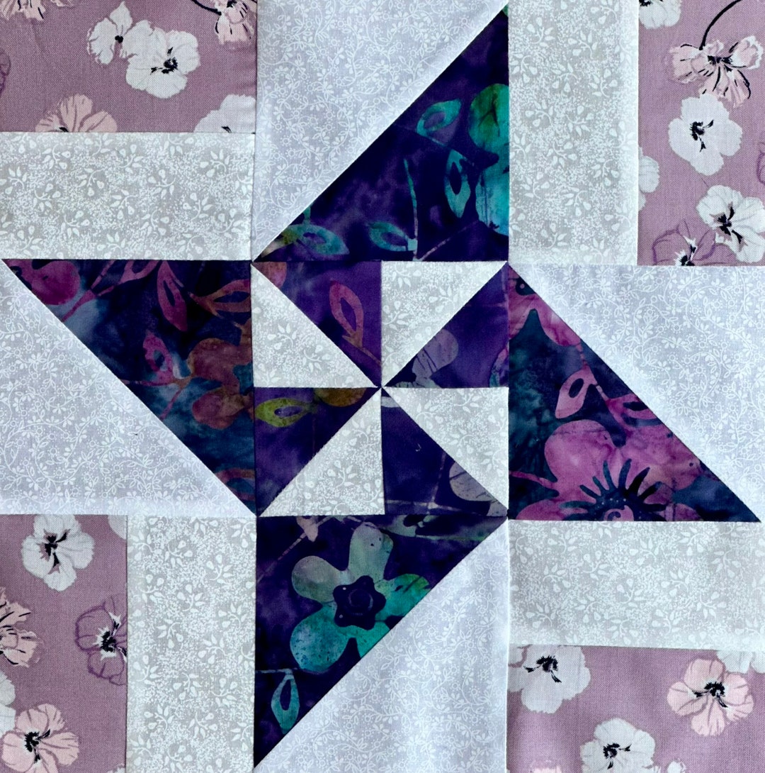 Beautiful 9 Garden Spinners Quilt Pre-cut Block Kits, L@@K!! - Etsy
