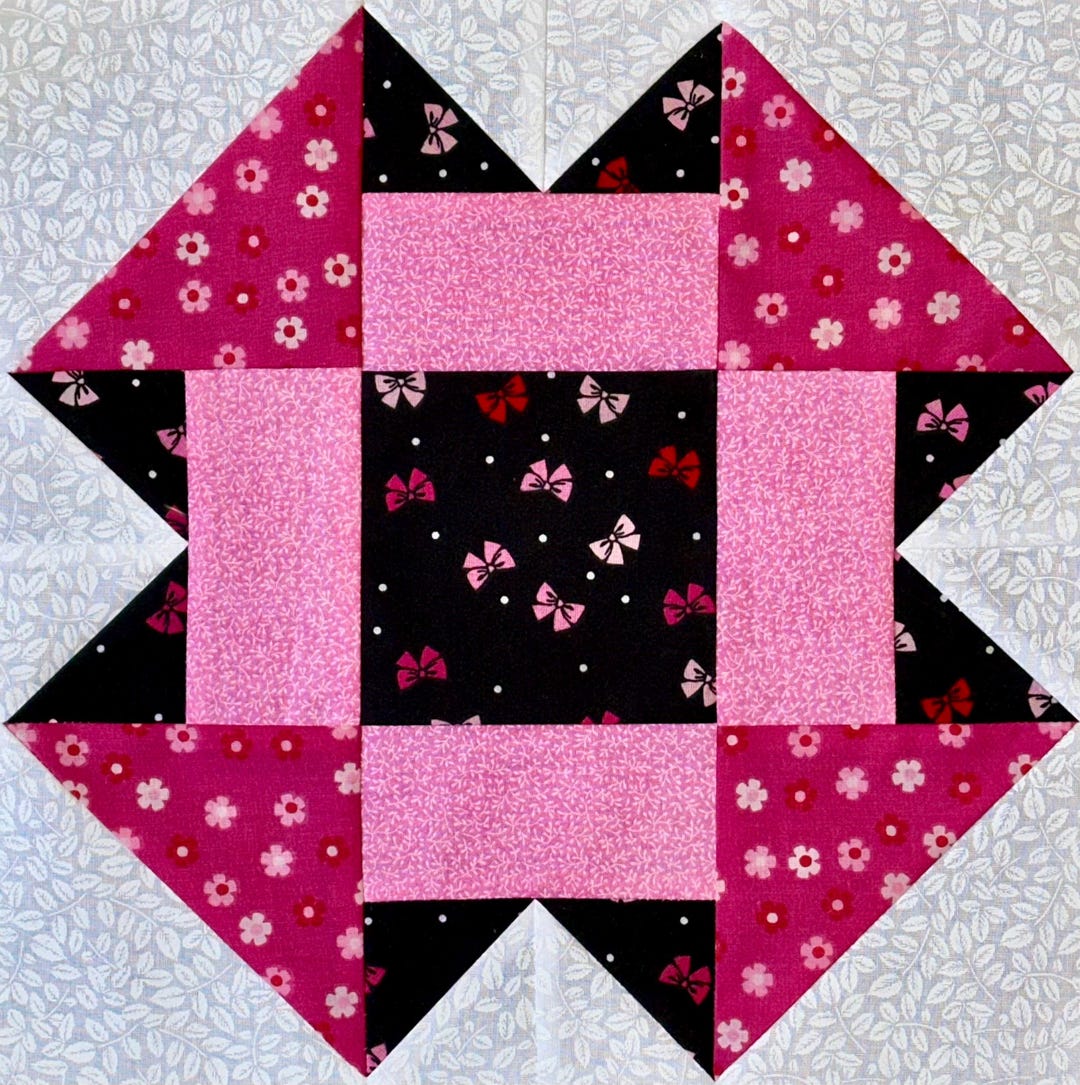 Beautiful 9 - Folded Corners Quilt Pre-cut Block Kits, L@@K!! - Etsy