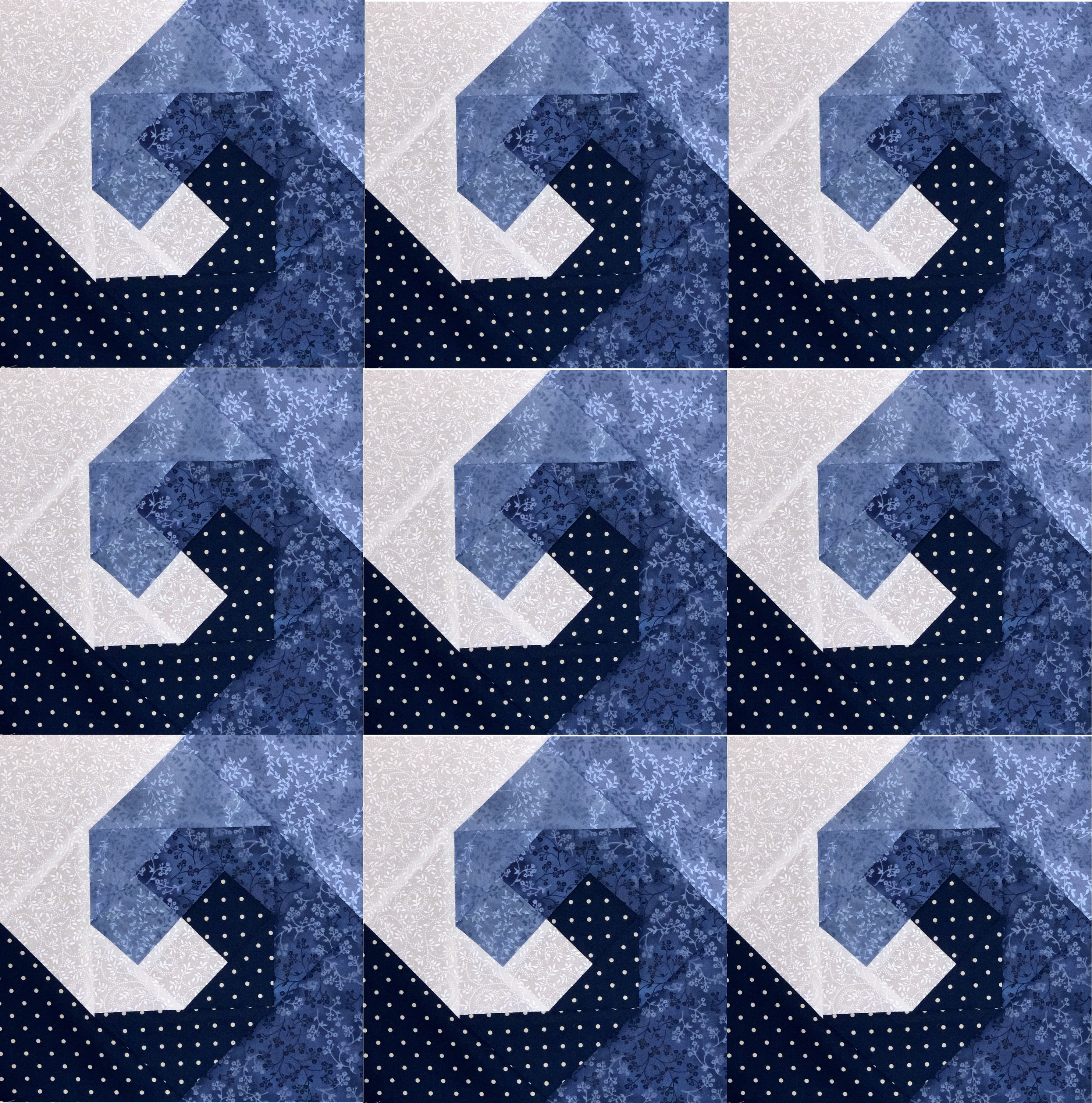 Beautiful 9 Ocean Wave Quilt Pre-cut Block Kits, L@@K!! - Etsy