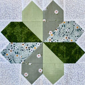 Beautiful 9 - Four-leaf Clovers Quilt Pre-cut Block Kits, L@@K!! - Etsy