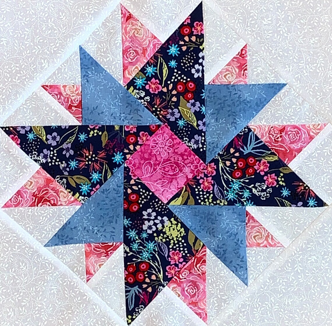 Beautiful 9 Peonies Quilt Pre-cut Block Kits, L@@K!! - Etsy