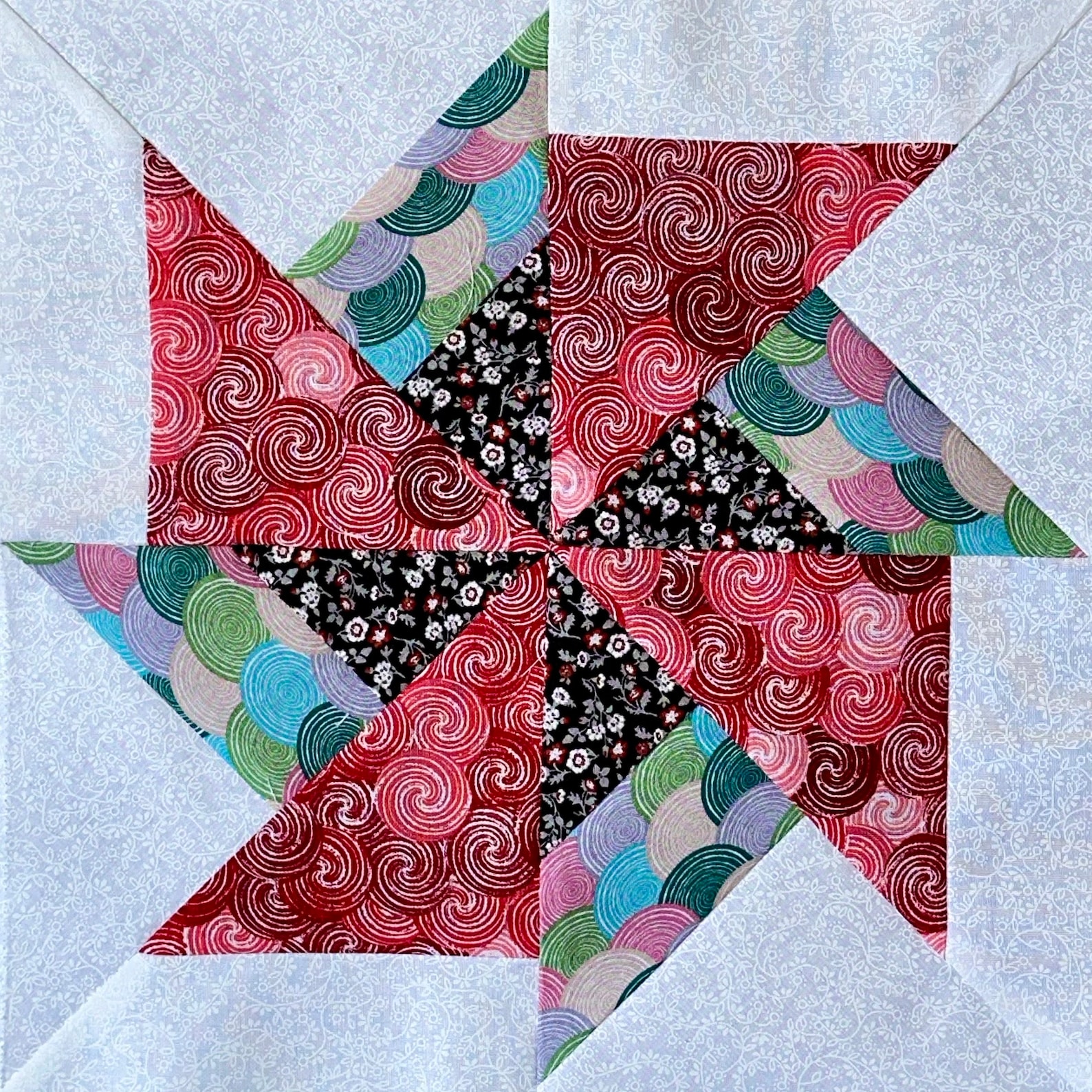 Beautiful 9 Double Pinwheel Quilt Pre-cut Block Kits, L@@K!! - Etsy