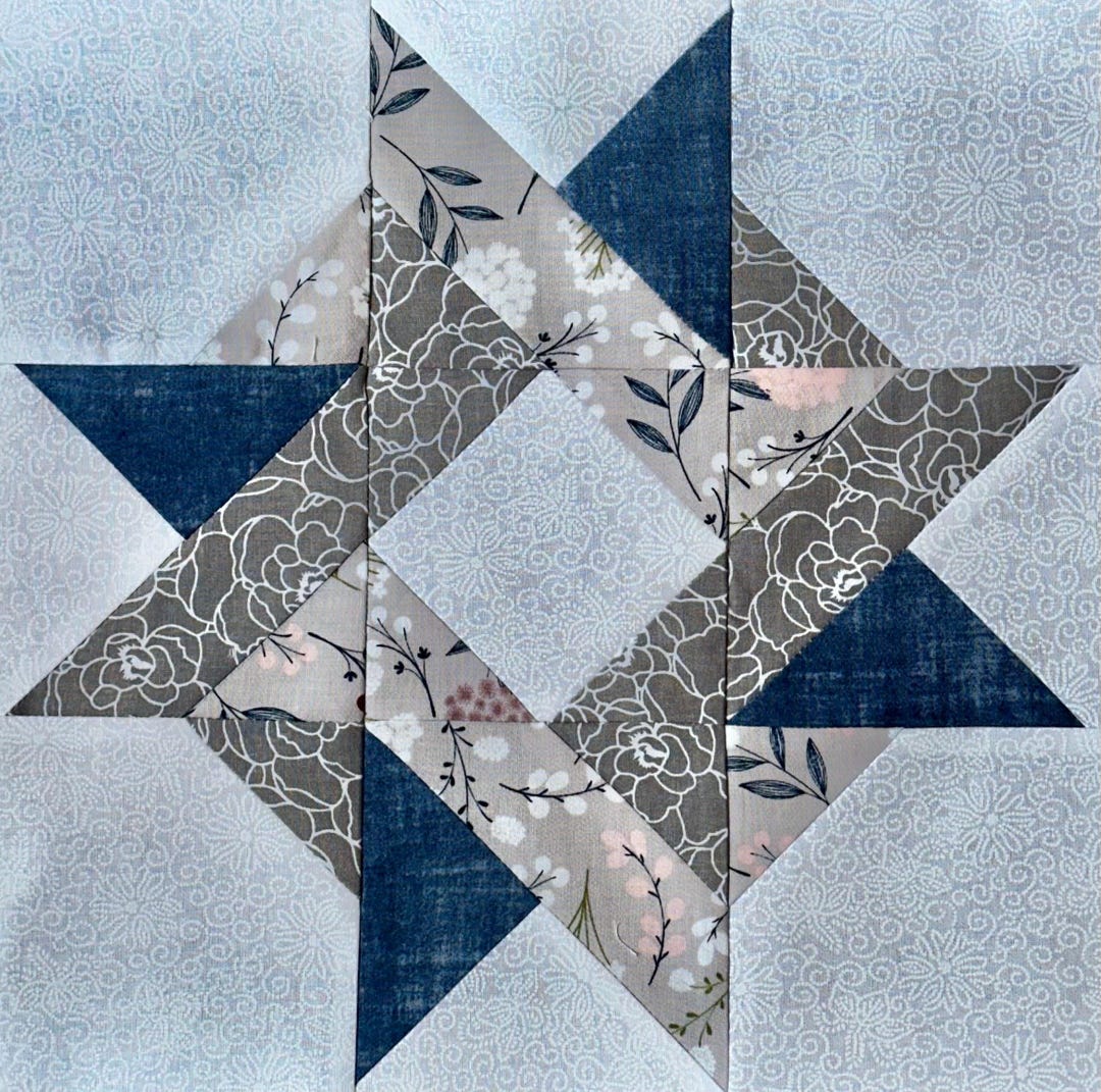 Beautiful 9- Entwined Stars Quilt Pre-cut Block Kits, L@@K!! - Etsy