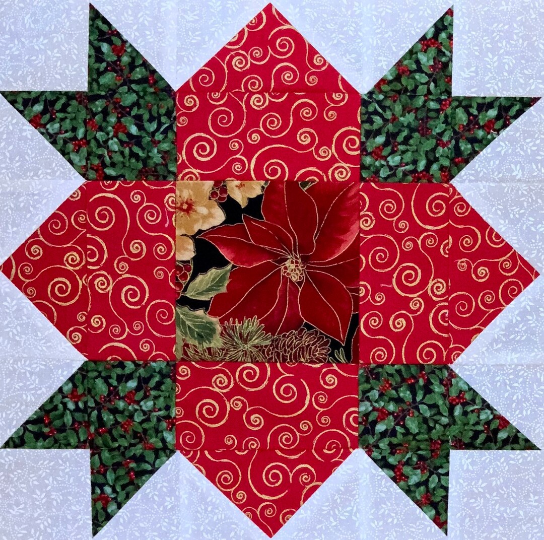 Beautiful 9 Christmas Weathervane Quilt Pre-cut Block Kits, L@@K!! - Etsy