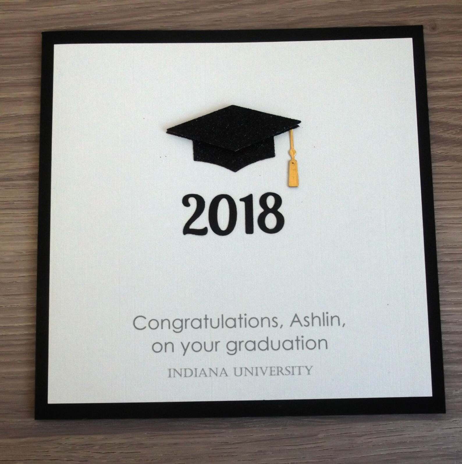 Handmade Graduation Card Can Be Personalized With Any | Etsy