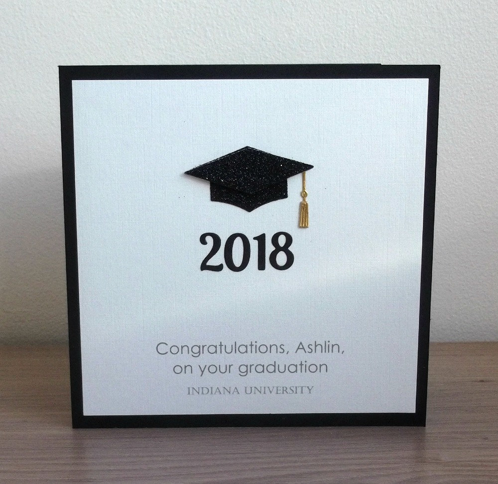 Handmade Graduation Card, Can Be Personalized With Any Message, - Etsy