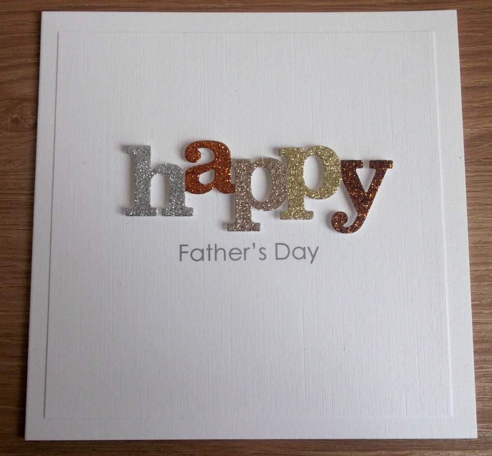 Handmade Father's Day Card, Can Be Personalized, Dad, Daddy, Husband ...
