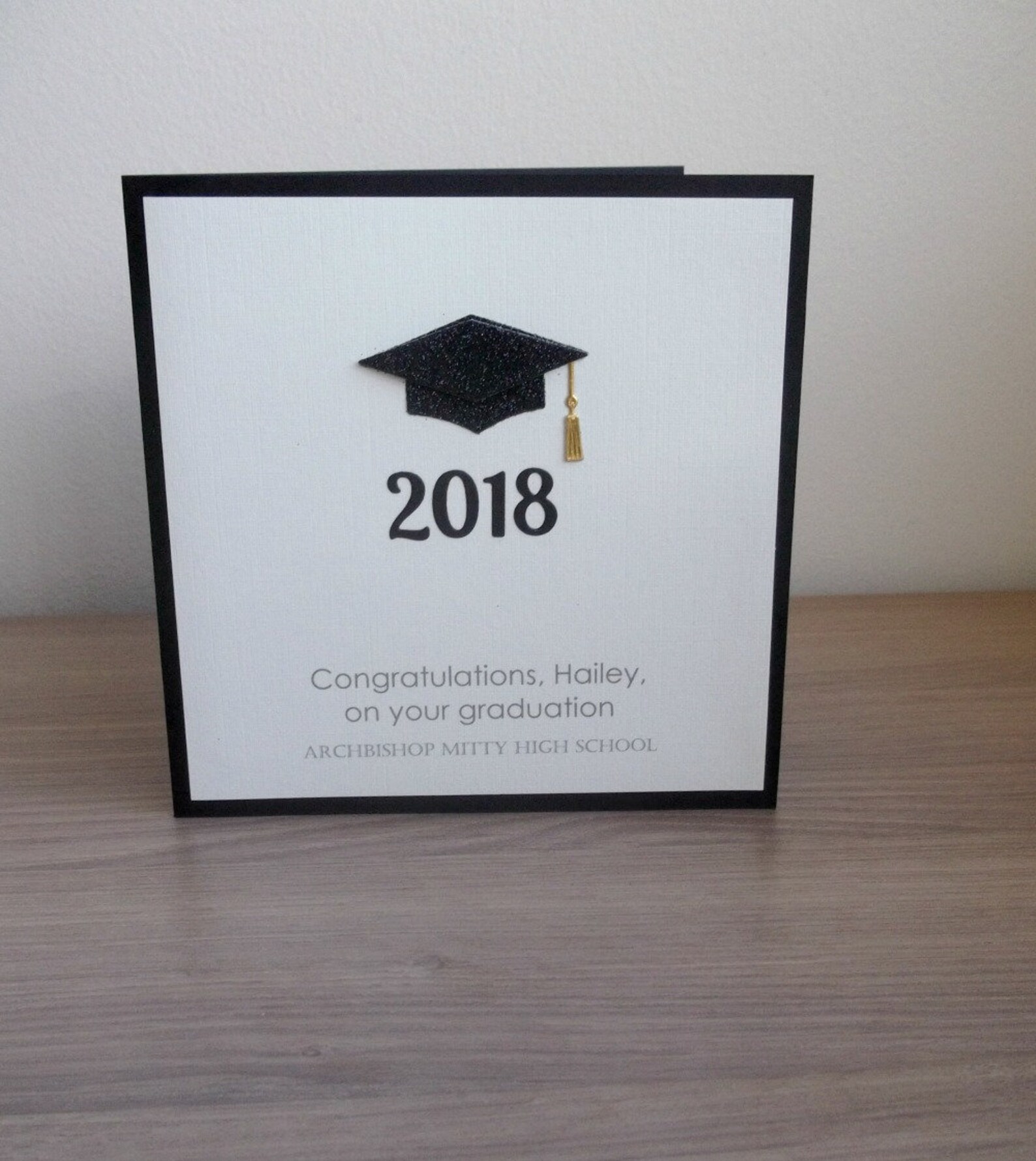Handmade Graduation Card, Can Be Personalized With Any Message, - Etsy