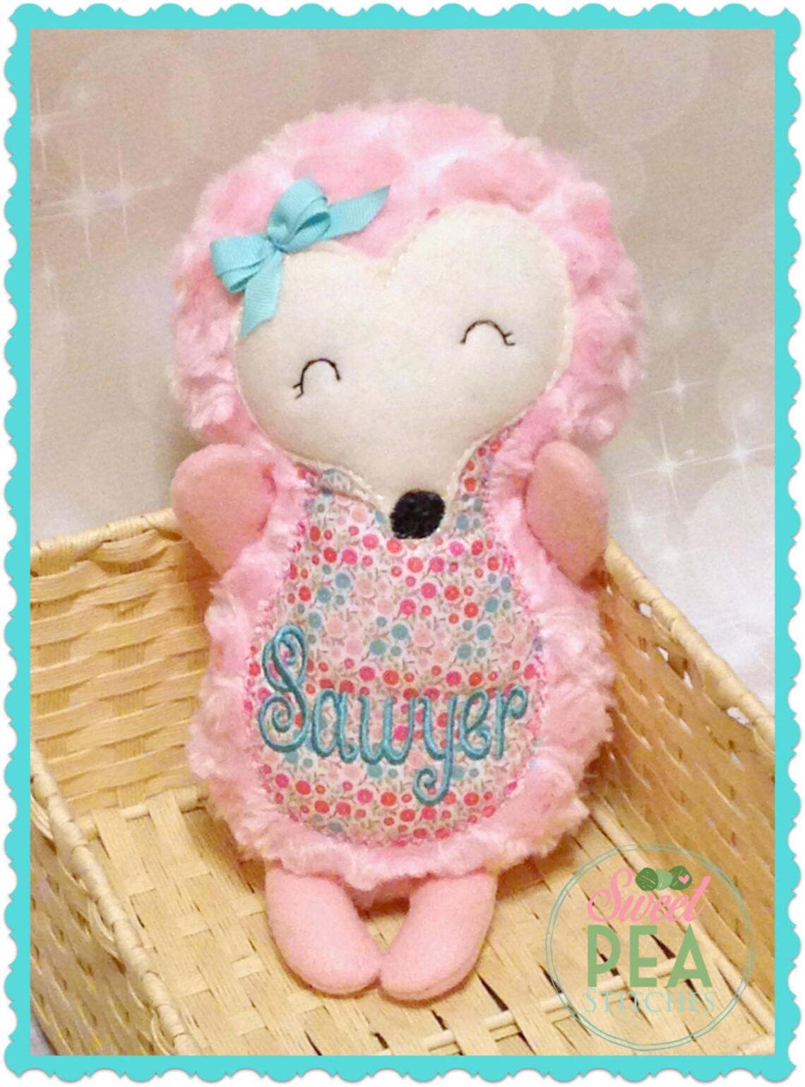 Personalized Plush Hedgehog hedgehog stuffed animal | Etsy