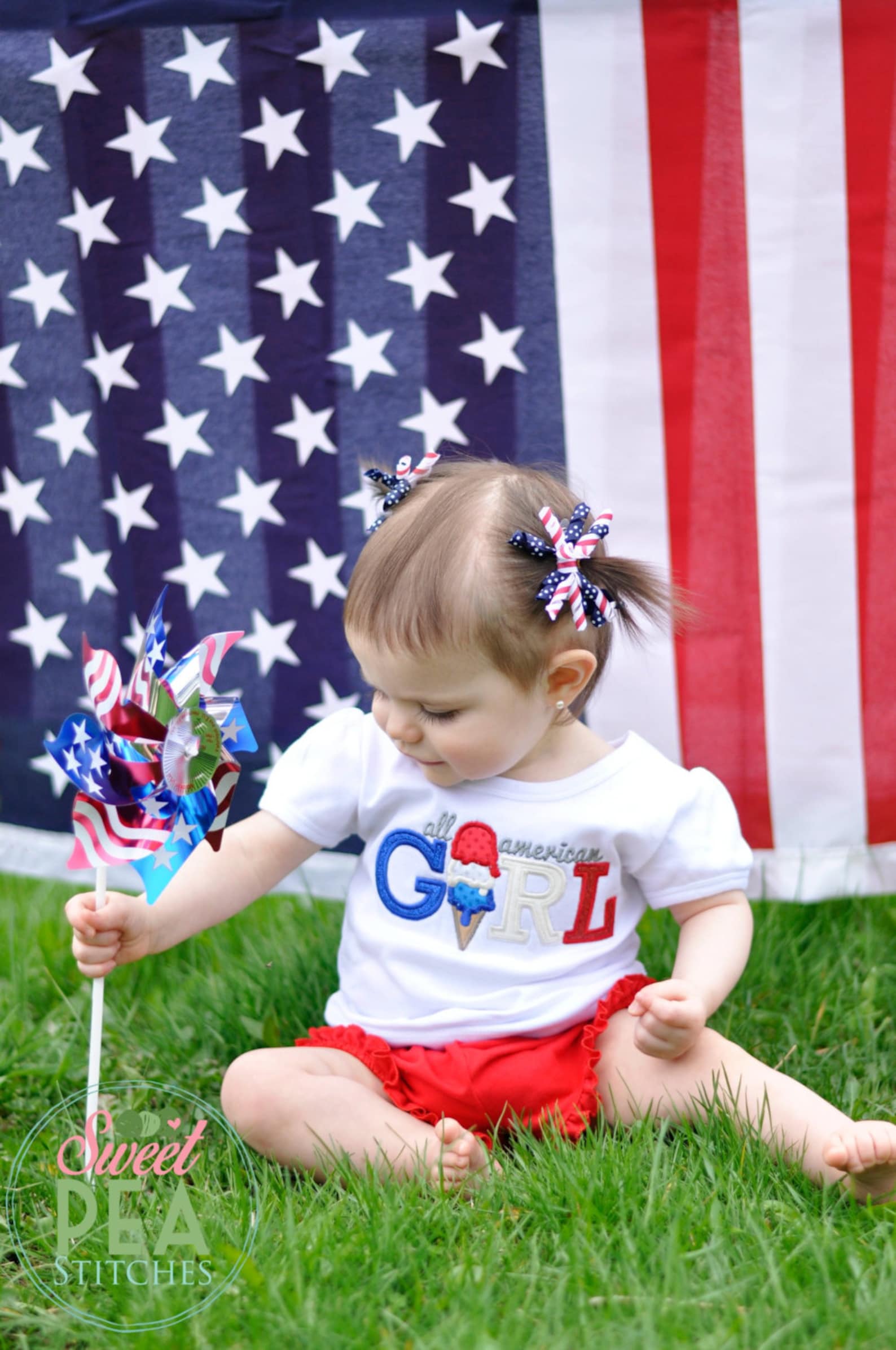 All American Girl Shirt Girls 4th of July Shirt 4th of - Etsy