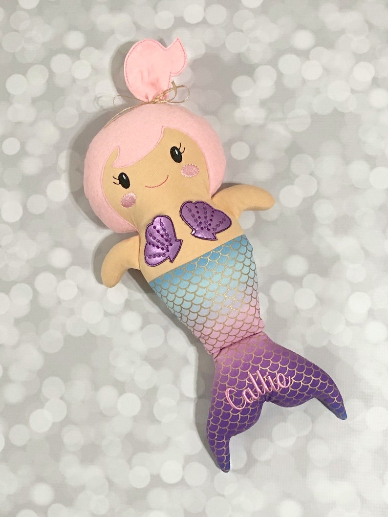 Mermaid Doll Personalized Plush Mermaid Mermaid Toy - Etsy