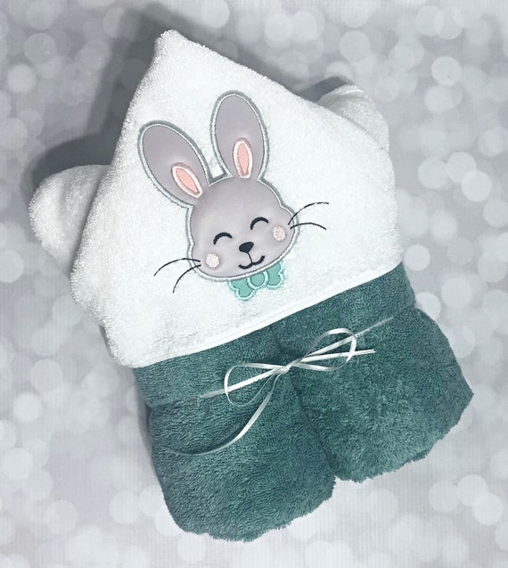 Hooded Towel Bunny Towel Bunny Rabbit Hooded Towel Bunny | Etsy