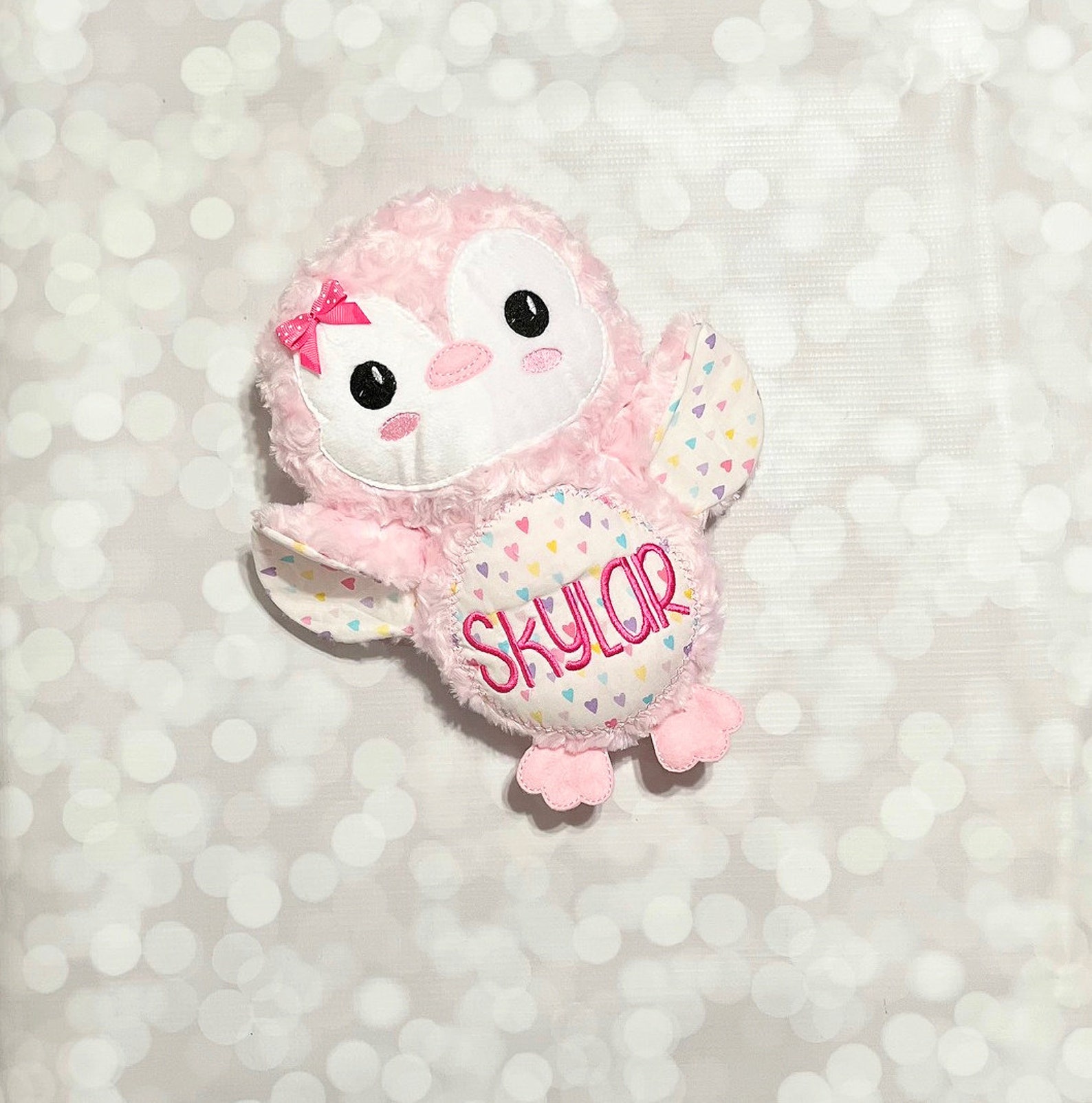 Personalized Penguin Stuffie Stuffed Animal Monogram - Etsy