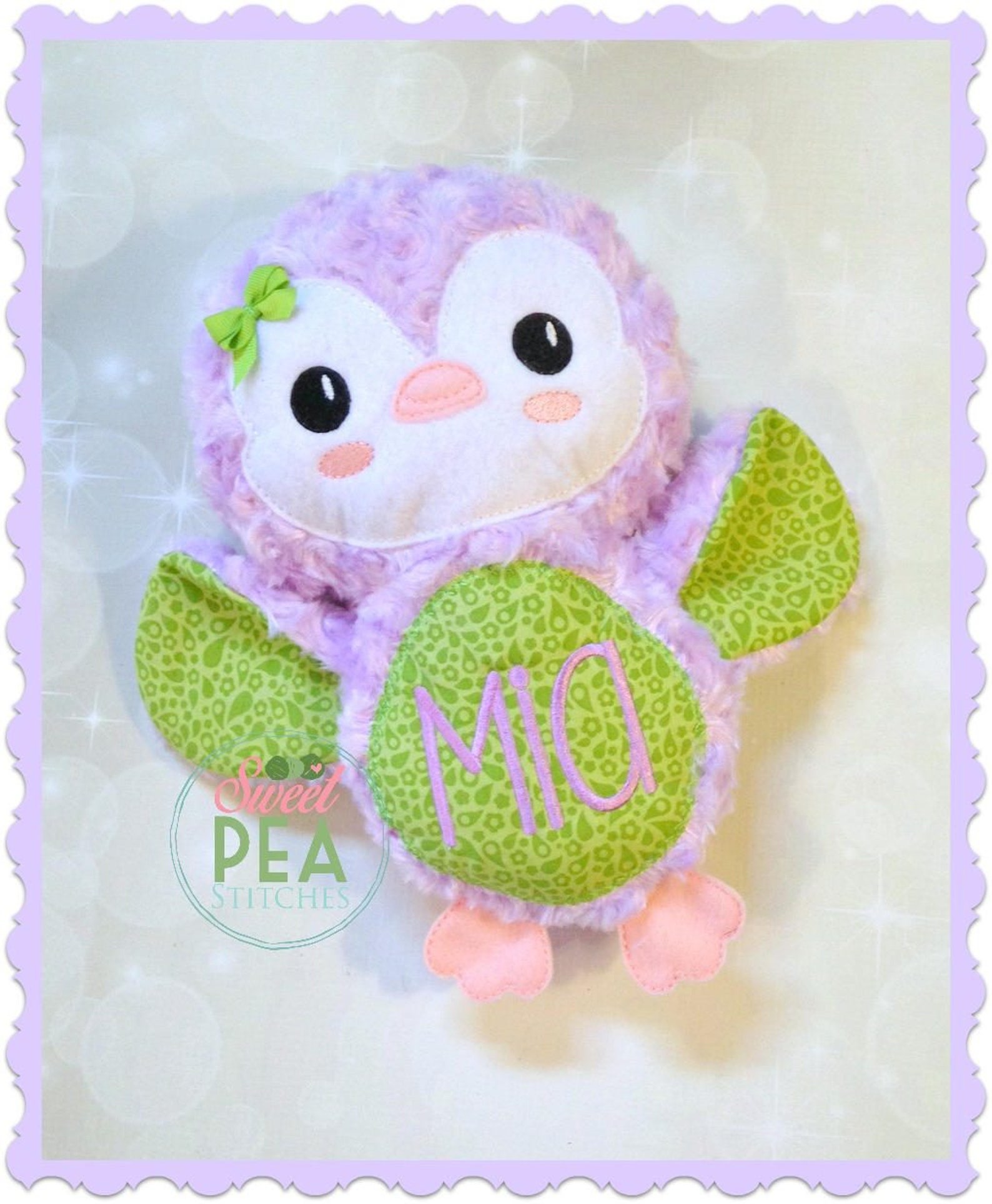 Personalized Penguin Stuffie Stuffed Animal Monogram - Etsy