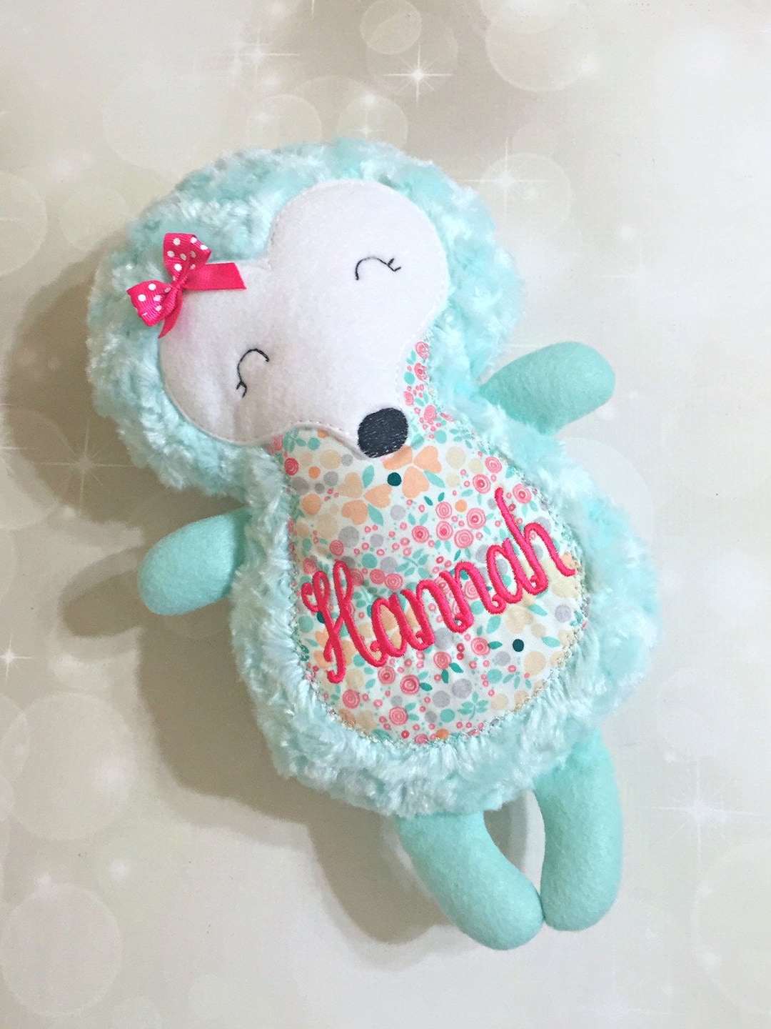 Personalized Plush Hedgehog Hedgehog Stuffed Animal Embroidered Plush ...