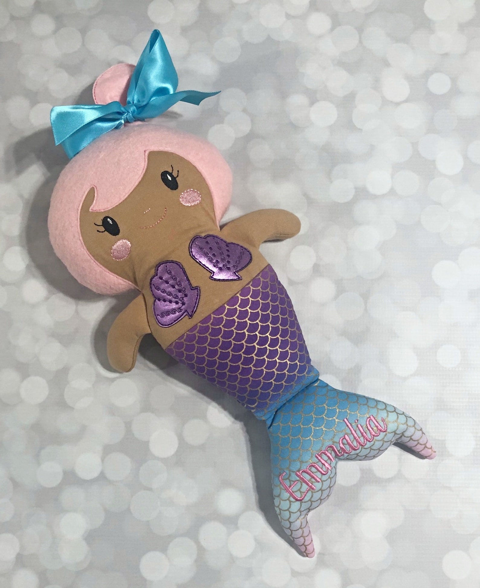 Mermaid Doll Personalized Plush Mermaid Mermaid Toy - Etsy