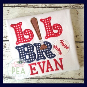 Personalized Sibling Baseball Shirt Sibling Shirts Sister Shirts ...