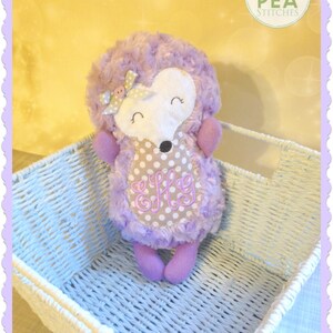 Personalized Plush Hedgehog Hedgehog Stuffed Animal Embroidered Plush ...