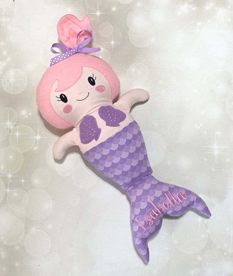 Mermaid Doll Personalized Plush Mermaid Mermaid Toy - Etsy