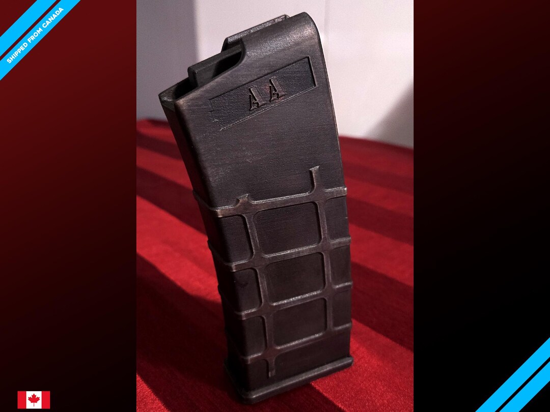 Hand Painted Tactical AA Battery Magazine | AR 15 Style | 3D Printed ...
