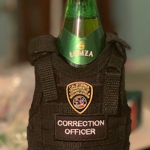 CORRECTION OFFICER Tactical Vest Beverage Insulator ! Customized for ...