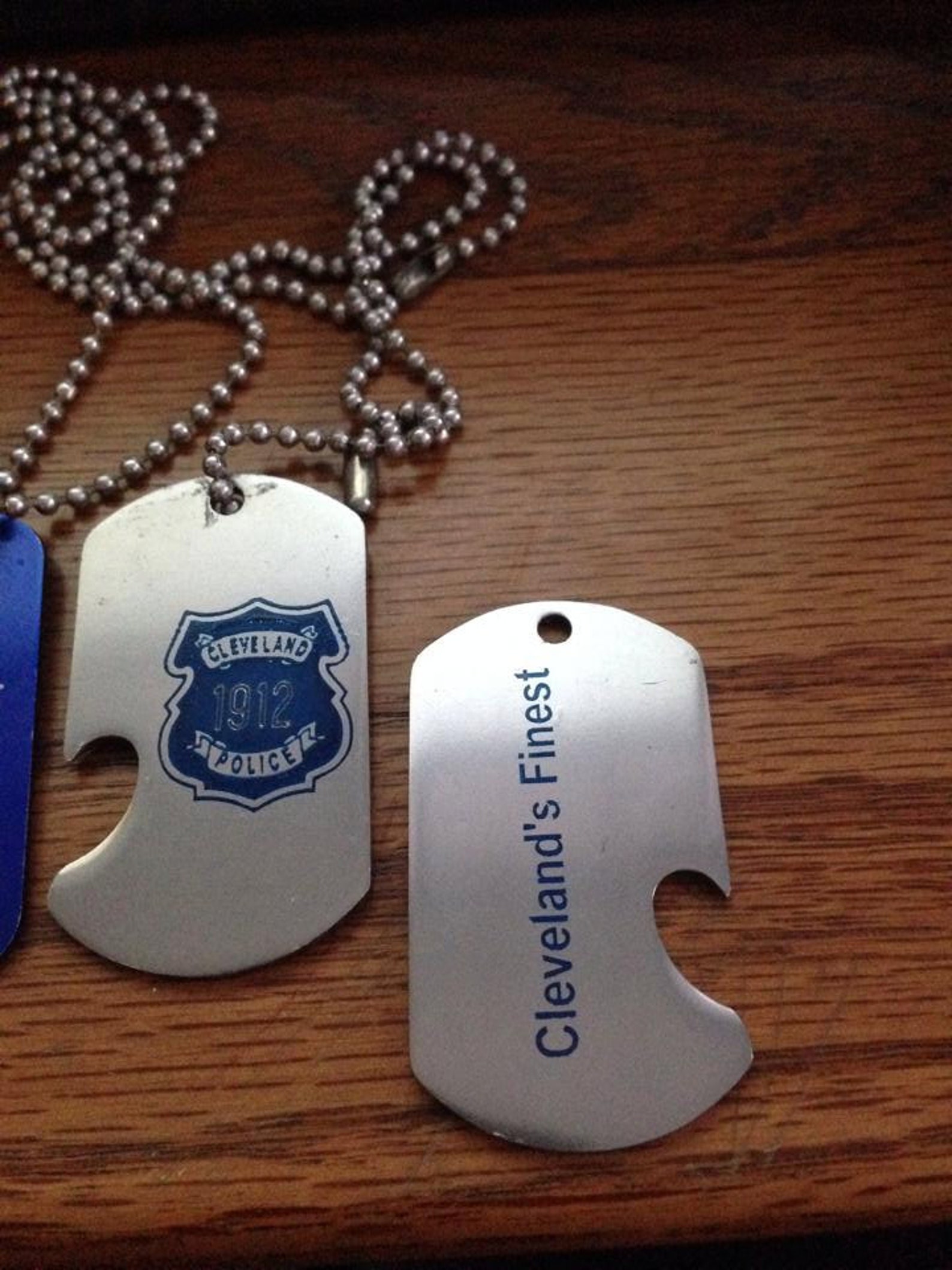 Cleveland Police Dog Tags With Free Engraving - Etsy