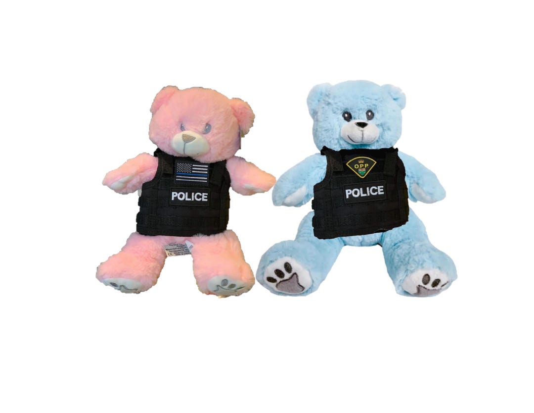 Tactical Teddy Bear With Vest - Military, Police Options - Etsy