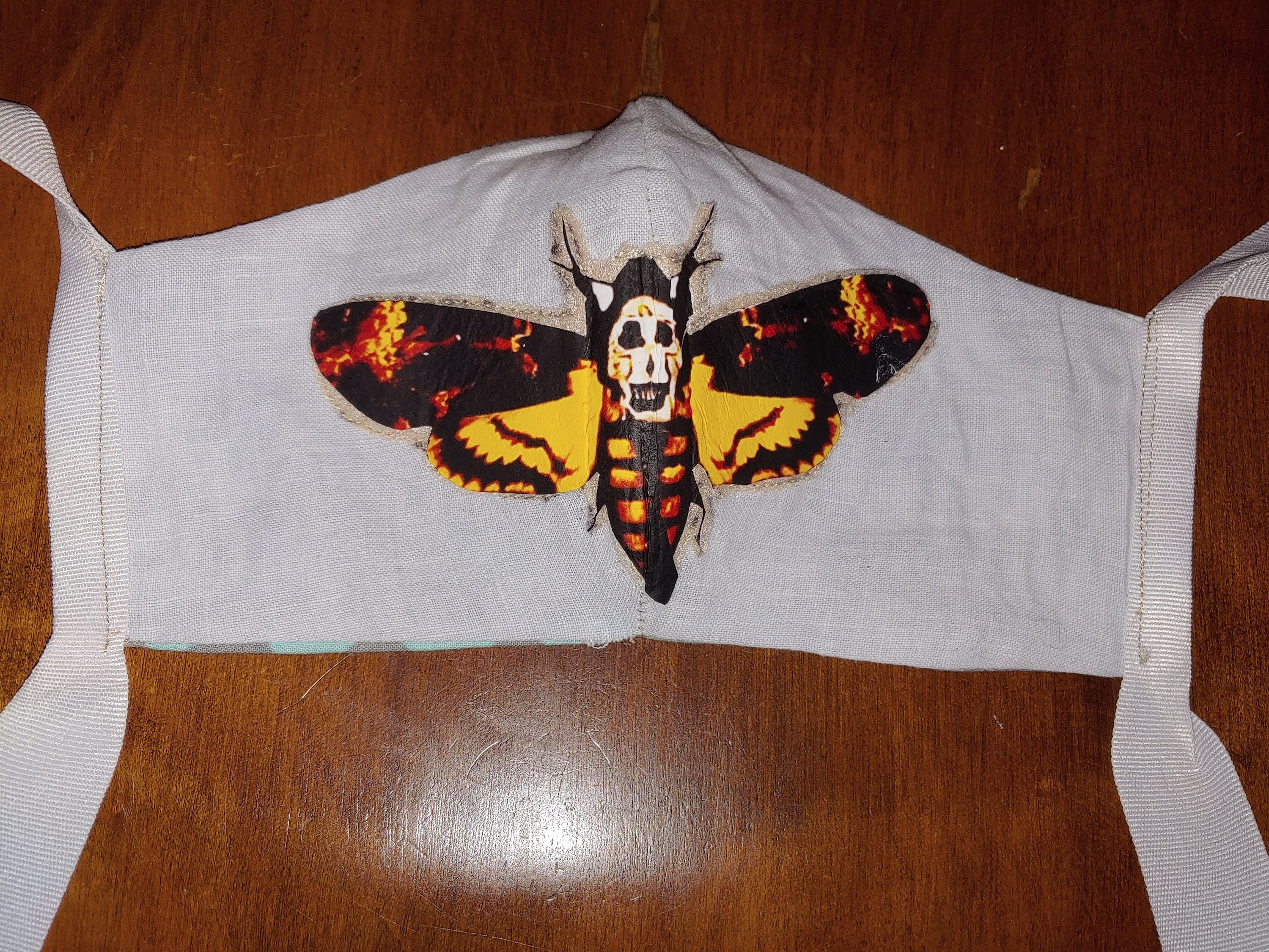 Silence of the Lambs Moth Face Mask - Etsy New Zealand