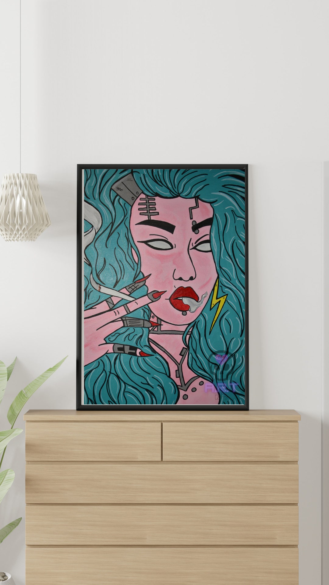 Robot Art, Robot Painting, Bold Colors Art, Vibrant Abstract, Art ...