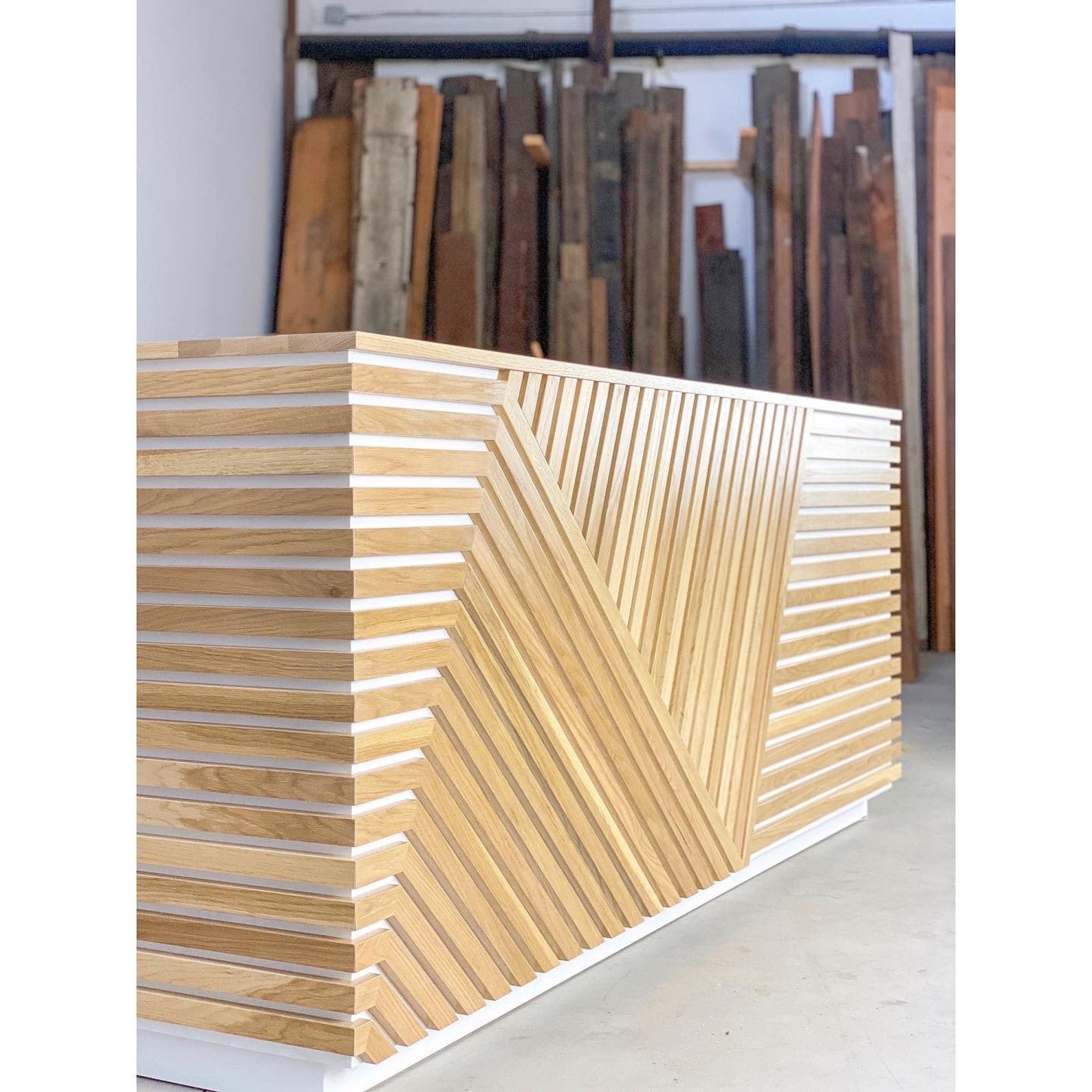 Custom Handmade Bespoke Reception Desk Hostess Stand Cash Wrap - Etsy