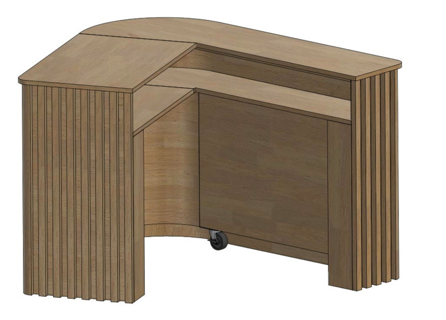 Custom Handmade Bespoke Reception Desk Hostess Stand Cash Wrap - Etsy ...