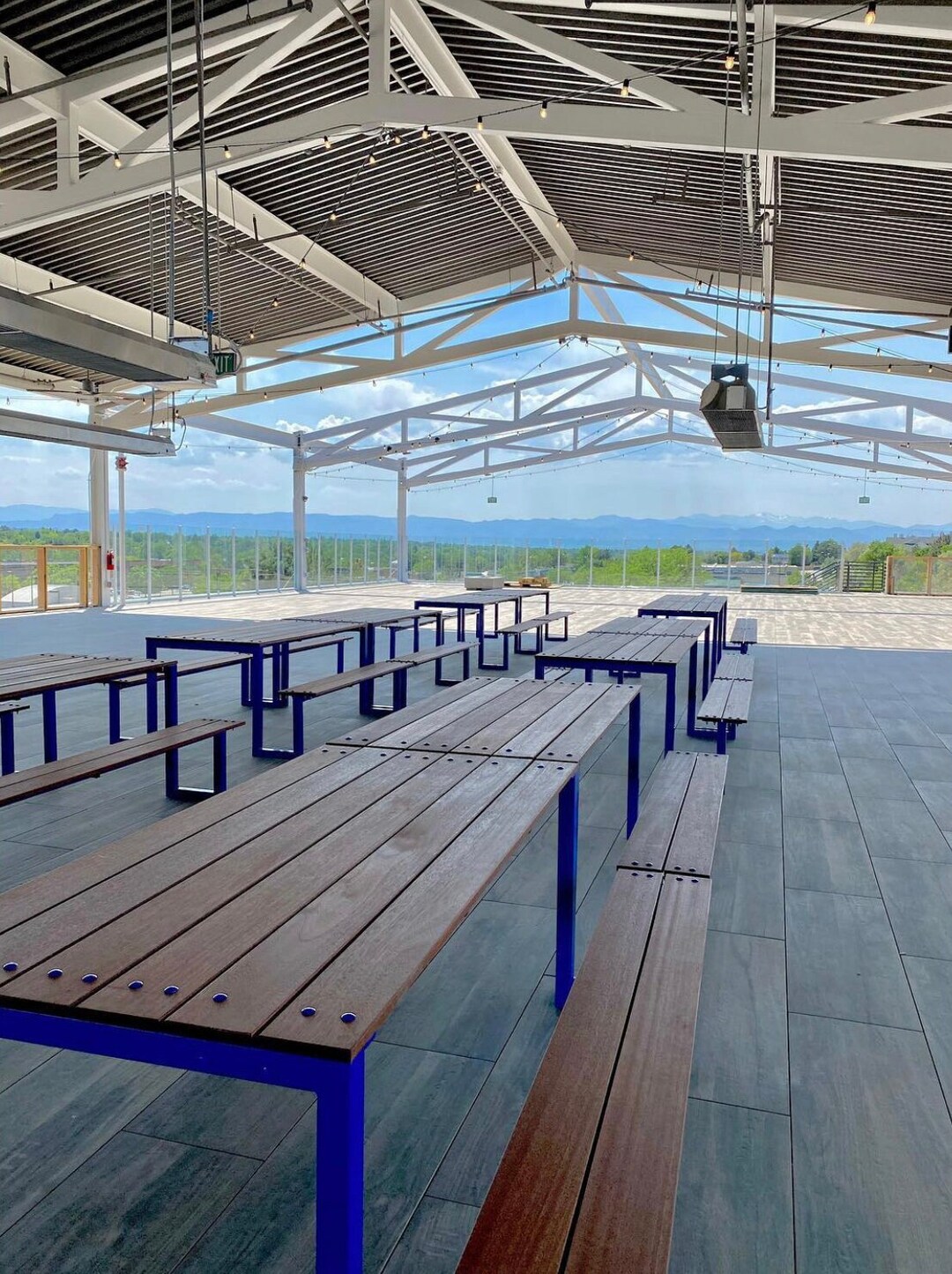 Custom Handmade Bespoke ADA Commercial Restaurant Picnic Dining Table ...