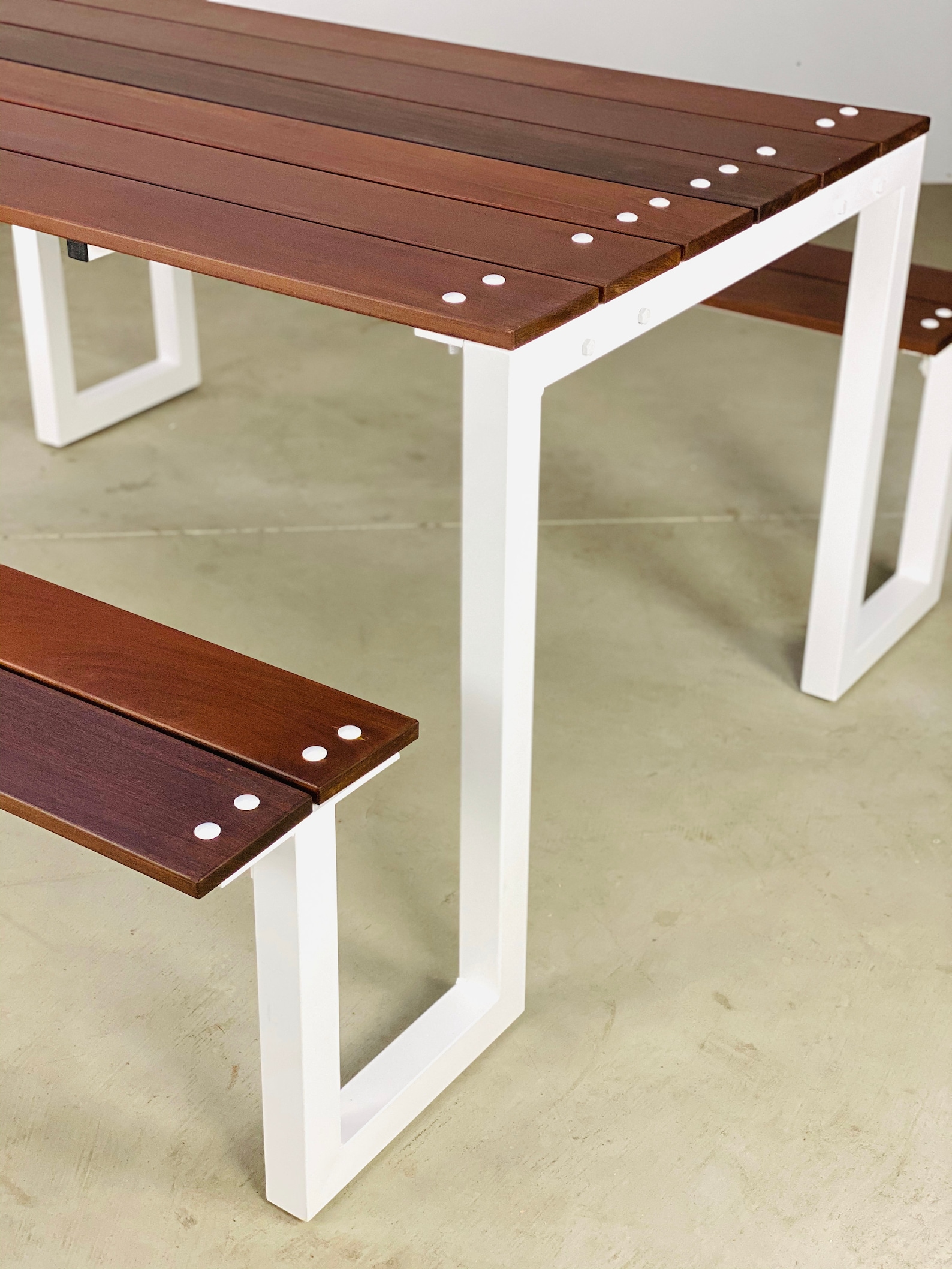Custom Handmade Bespoke ADA Commercial Restaurant Picnic Dining Table ...