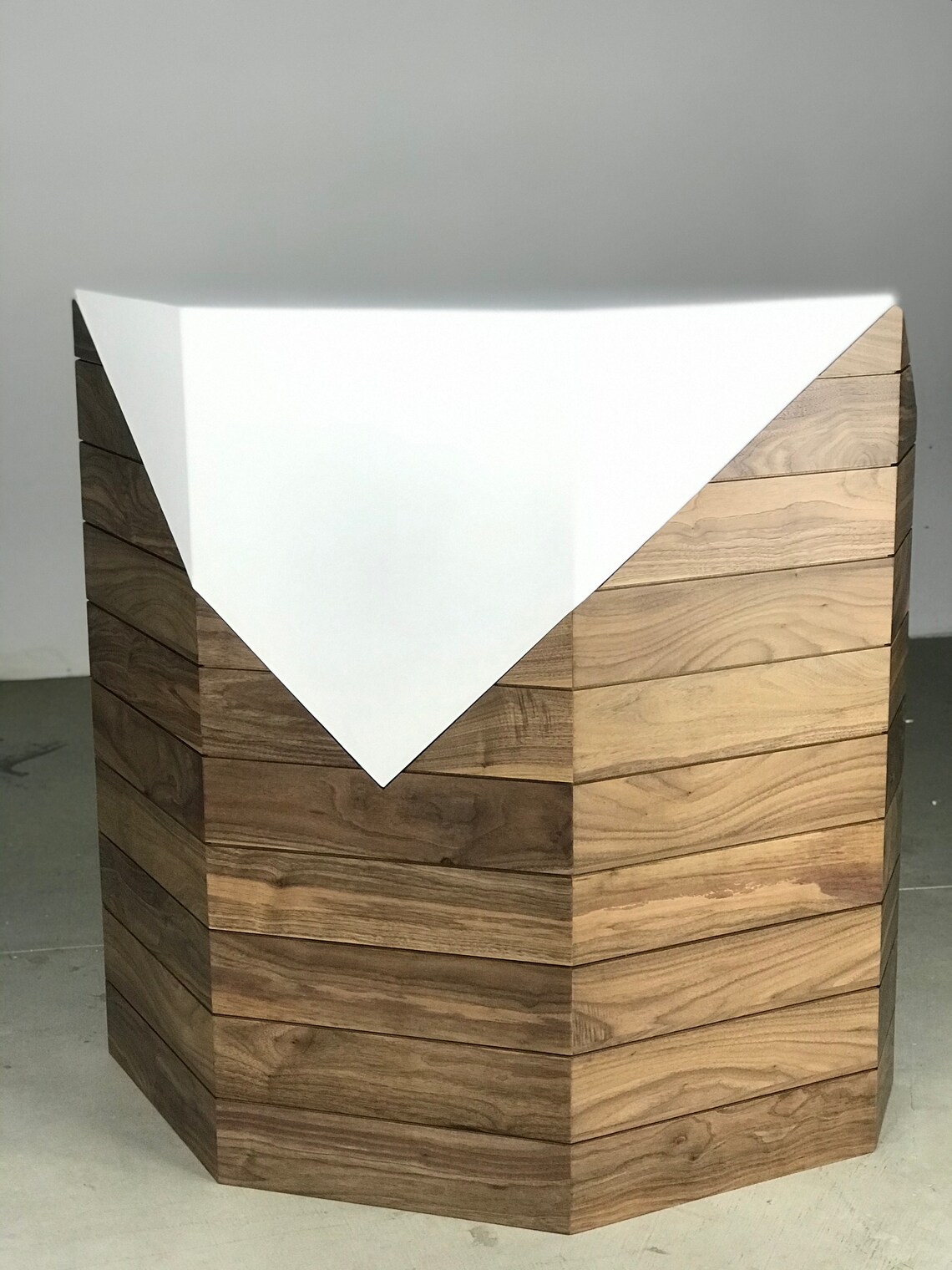 Custom Handmade Bespoke Reception Desk Hostess Stand Cash Wrap | Etsy