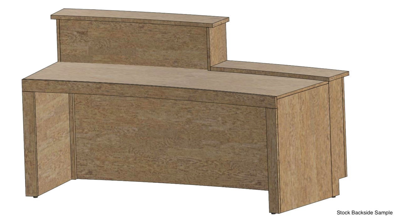 Custom Handmade Bespoke Reception Desk Hostess Stand Cash Wrap Retail ...