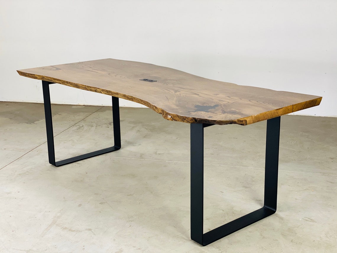 Custom Handmade Bespoke Live Edge Dining Table | Etsy