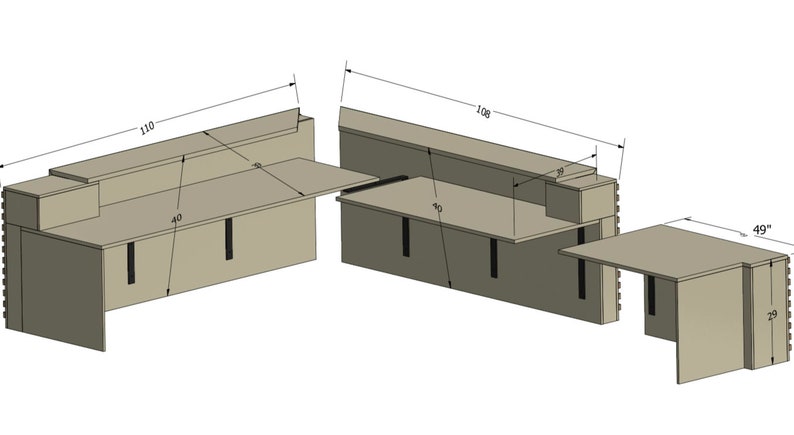 Custom Handmade Bespoke Reception Desk Hostess Stand Cash Wrap - Etsy
