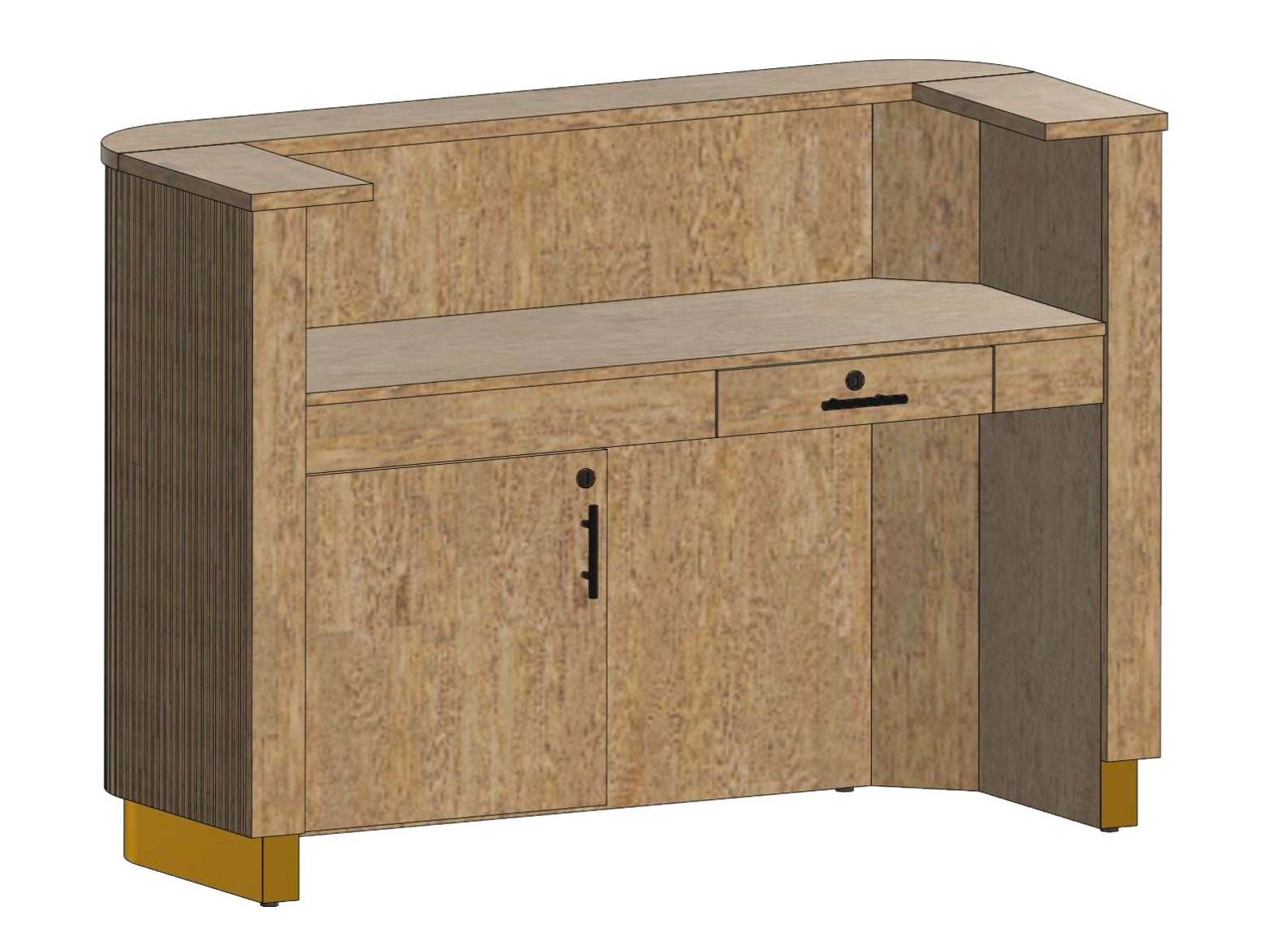 Custom Handmade Bespoke Reception Desk Hostess Stand Cash Wrap | Etsy ...