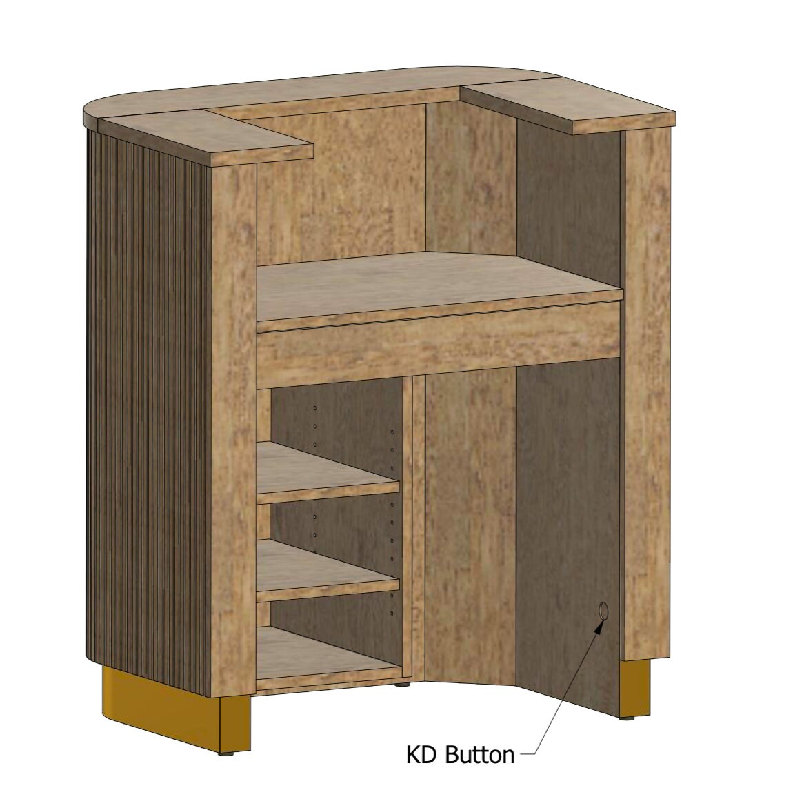 Custom Handmade Bespoke Reception Desk Hostess Stand Cash Wrap | Etsy ...