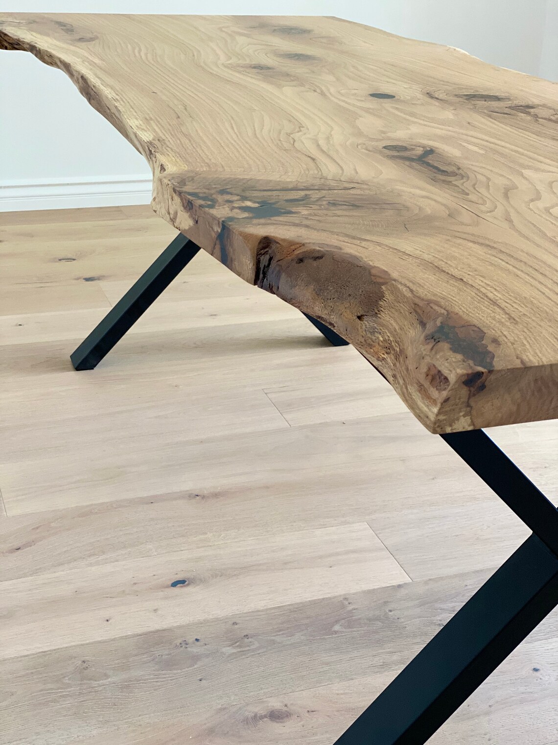 Custom Handmade Bespoke Live Edge Dining Table | Etsy