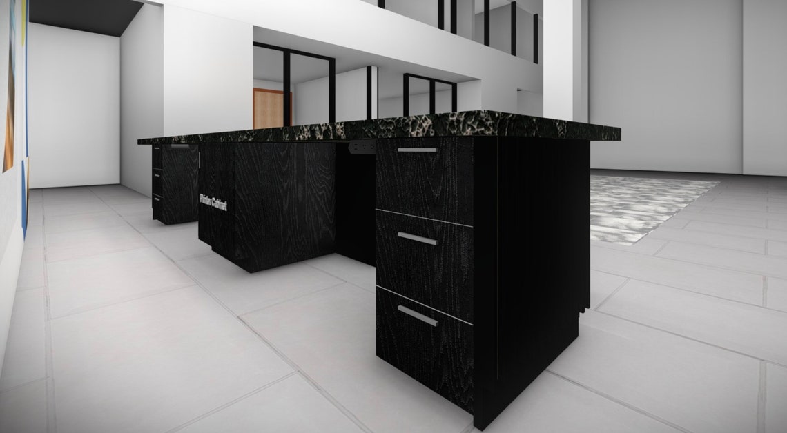 Custom Handmade Bespoke Reception Desk Hostess Stand Cash Wrap - Etsy