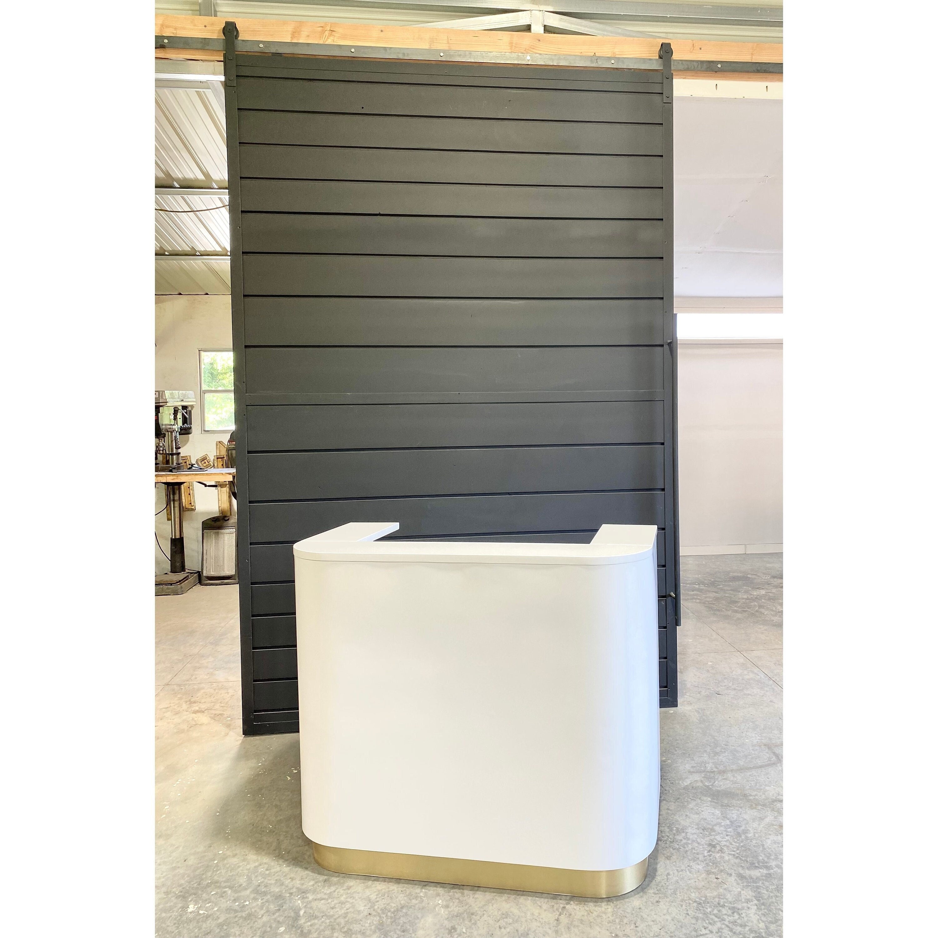 Custom Handmade Bespoke Reception Desk Hostess Stand Cash Wrap - Etsy ...