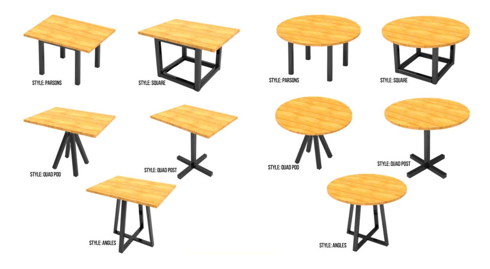 Custom Handmade Bespoke Commercial Restaurant Dining Table - Etsy