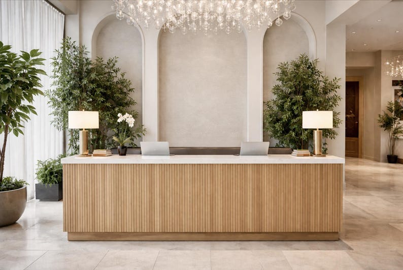 Custom Made Office Hospitality Restaurant Commercial Salon Reception ...