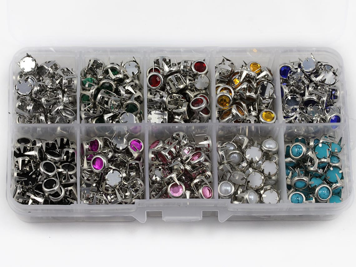 Over 450PCS Size 30 Bedazzler Rhinestone Refills 10 Colors 7mm - Etsy